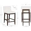 Amazon.com - Nathan James Gracie Modern Counter Height Bar Stool with ...