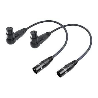 Amazon.com: Devinal Adjustable-Angle Female to Straight Male XLR ...