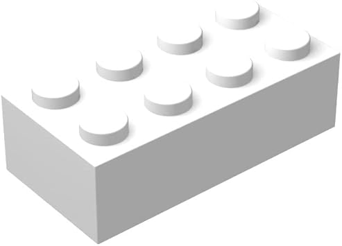 Amazon.com: Classic Brick Block Bulk, White Bricks 2x4, Building Bricks ...