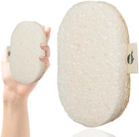 Amazon.com: Dual-Sided Natural Sponges for Dishes - Plastic-Free ...