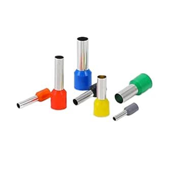 100pcs Insulated Ferrules Crimp Terminator Cold Pressed Terminal VE0508 ...