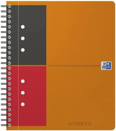 Oxford International A5+ Poly Cover Activebook Narrow Ruled with Margin ...