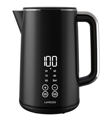 LePresso 2000W 1.7L Smart Electric Kettle with Touch Panel and BS plug ...