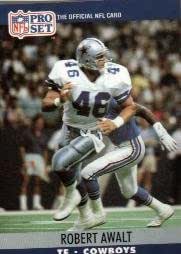 1990 Pro Set #479 Robert Awalt at Amazon's Sports Collectibles Store