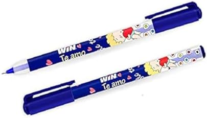 WIN Tick Ball Pens | 60 Blue Ink Pens | 0.7 mm Tip | Comfortable Grip ...