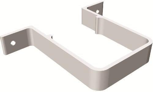 Downpipe Bracket 65mm Square Pipe White x 2 : Amazon.co.uk: DIY & Tools