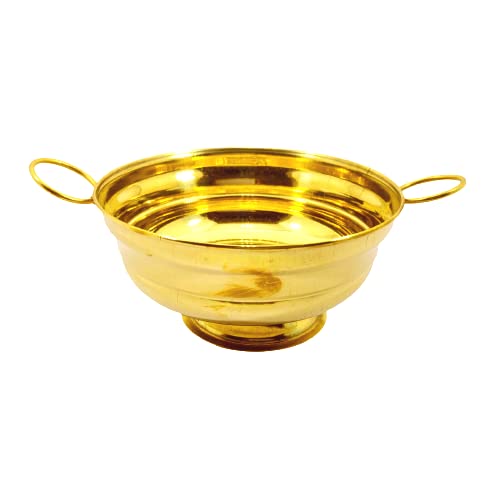 SUBHEKSHANA Brass uruli for Home Puja Décor.Brass Vasthu uruli for ...