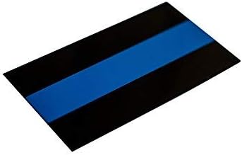 Amazon.com: Aluminum Thin Blue Line License Sticker Blue Lives Matter ...