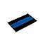 Amazon.com: Aluminum Thin Blue Line License Sticker Blue Lives Matter ...