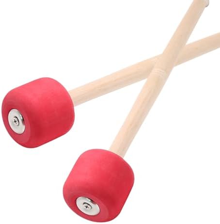 Amazon.com: Jiozermi 2 Pcs Drum Mallet 13.22 Inches Length, Wool Felt ...