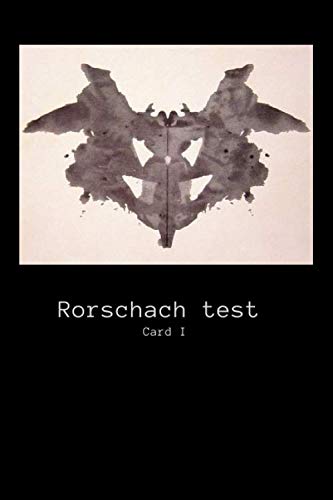 Rorschach test Card 1: lined notebook: Moss, T: 9798642360859: Amazon ...