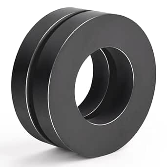 Amazon.com: TRYMAG Ferrite Big Ring Magnet, Round Ceramic Magnets with Hole, OD2.36 x ID1.26 x ...