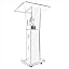 Lectern Podium, Wooden Podium with Pull-Out Drawer & Wheels, Premium ...