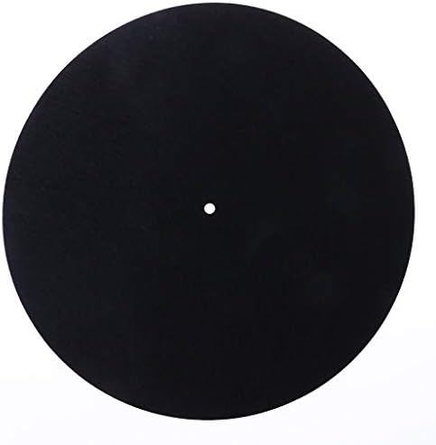 Amazon.com: Black 3mm Thickness Turntable Mat for Record Player ...