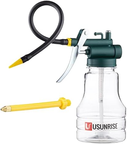 Transparent Oil Can High Pressure Oiler Lubrication Oil Can Bottle ...