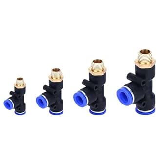 EODDSGHT 50/100PCS PD4-M5/PD6-M5/PD6-02 Quick Connector Pressure ...