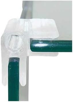 Amazon.com: Clear Plastic 2-Way 90 Degree Glass Display Connector ...