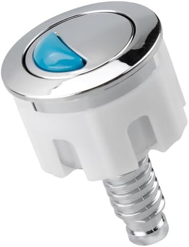 Toilet Flush Button - Round Head Dual Toilet Push Button for Cistern ...