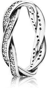 Amazon.com: Pandora Ring Twist of Fate 190892CZ: Clothing, Shoes & Jewelry