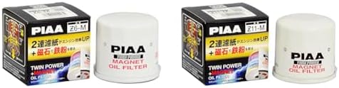 Amazon | 【セット買い】PIAA オイルフィルター ツインパワー+マグネット 1個入 [スバル/三菱/マツダ車用] インプレッサ・ekシリーズ・CX-5_他 Z6-M + PIAA ...
