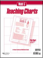Math 5 Teaching Charts Flip Chart for Use with Math 5 for Christian ...