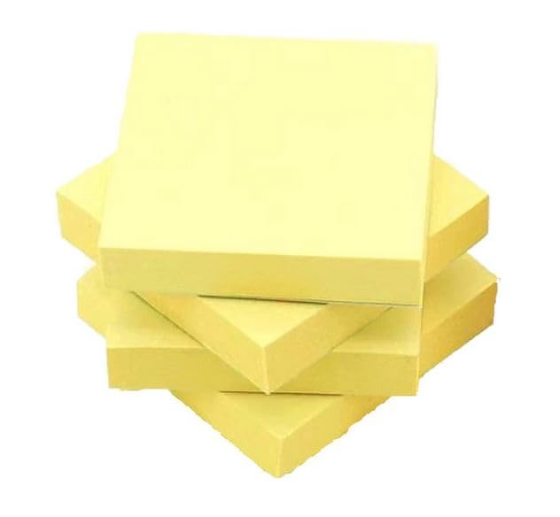 Oddy Sticky Notes, 2x3 Inches, Yellow, Pack of 10, Self-Adhesive ...