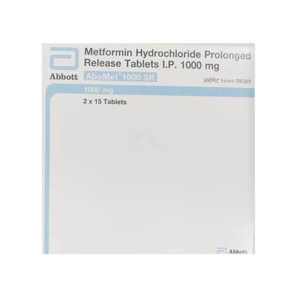 Abomet 1000 SR - Strip of 15 Tablets : Amazon.in: Health & Personal Care