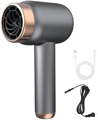 Amazon.com : Concare Cordless Hair Dryer No Hot Air, Mini Blow Dryer ...