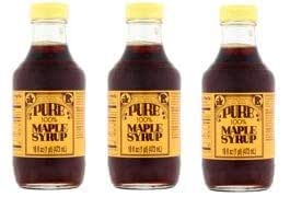 Amazon.com : Hamel Pure 100% Maple Syrup, 16 fl oz (Pack of 3 ...