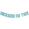 Amazon.com: Wackado* I'm 2 Banner, Second Birthday Decor, Two Fast ...