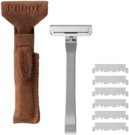 Amazon.com: Proof Single Blade Razor for Men Pivoting Head Made in USA ...