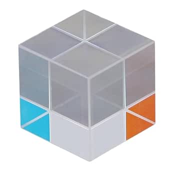 Amazon.co.jp: Optical glass cube prisms for light manipulation, color ...