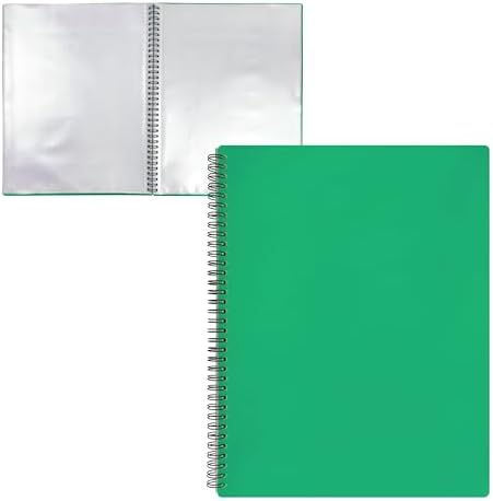 RAYLU PAPER - File Folder with Transparent A4 Plastic Sleeves and ...
