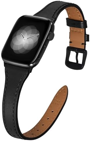 MABEKS Slim Watch Band, Top Grain Leather for Women, Compatible with ...