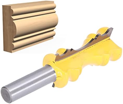 BORDSTRACT 1/2inch Shank Chair Rail Molding Router Bit, profession ...