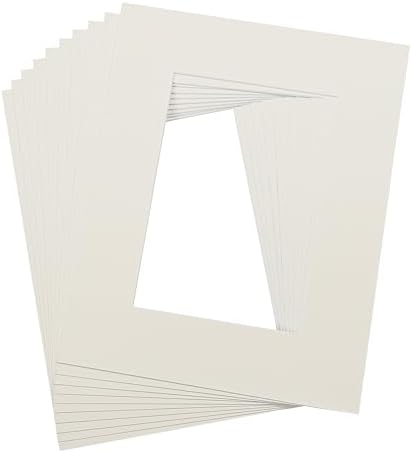 10PCS Picture Mounts for Frames, Photo Frame Cardboard to Fit Picture 6 ...