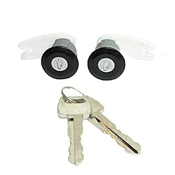 Amazon.com: New Set of 2 Door Lock Cylinder with Keys for 1991-1995/ ...