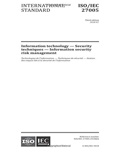 ISO/IEC 27005:2018, Third Edition: Information technology - Security ...