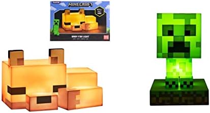 Paladone Minecraft Fox Night Light | Officially Licensed | Bedroom ...