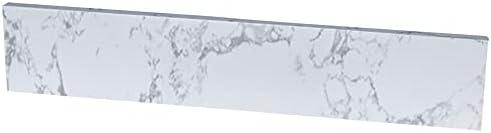 22" x 4" Bathroom Sink Side Splash, Universal Size for Carrara White ...