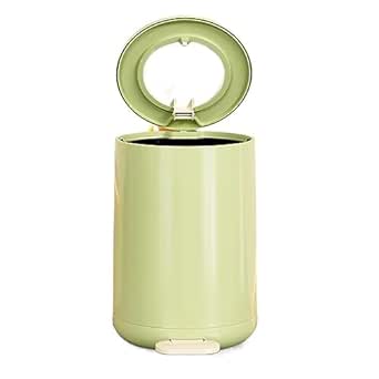 Amazon.com: WAOCEO Trash Cans Wastebasket Foot Operated Trash Can Large ...