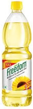 Freedom Refined Sunflower Oil, 1 Litre Bottle : Amazon.in: Grocery ...