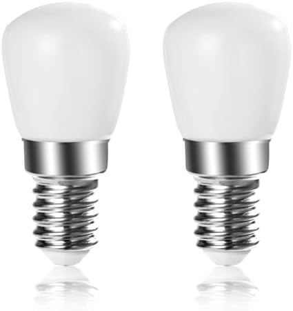 Karyoosi 2-Pack E14 LED Bulbs, E14 LED Light 2.5W 250lm, Cool White 6000K, Replaces 25W Halogen ...