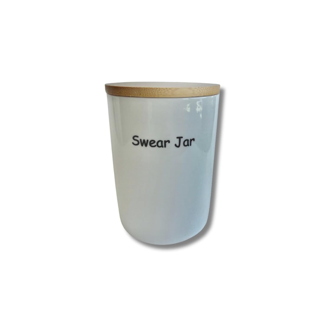 Amazon.com: Swear Jar for Adults Funny - Swear Bank - Swear Piggy Bank - Swear Box - Swear Jar ...