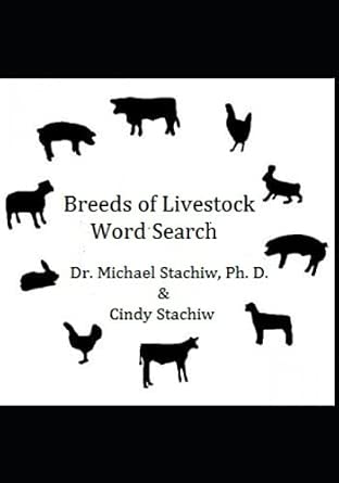 Breeds of Livestock Word Search: Stachiw Ph. D., Dr. Michael, Stachiw ...