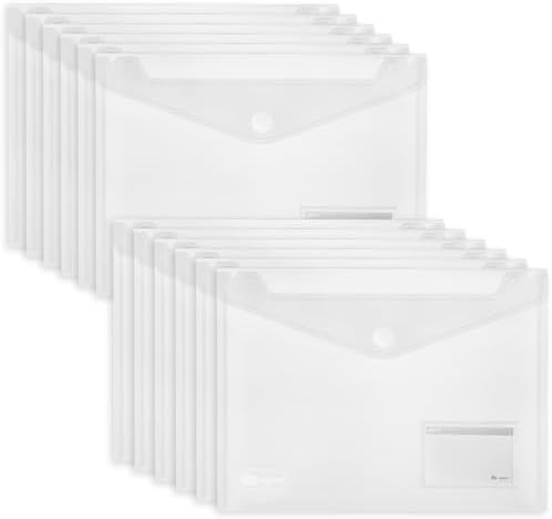 Amazon.com : Filexec Poly Envelope, Letter, Side-Load, Hook & Loop ...