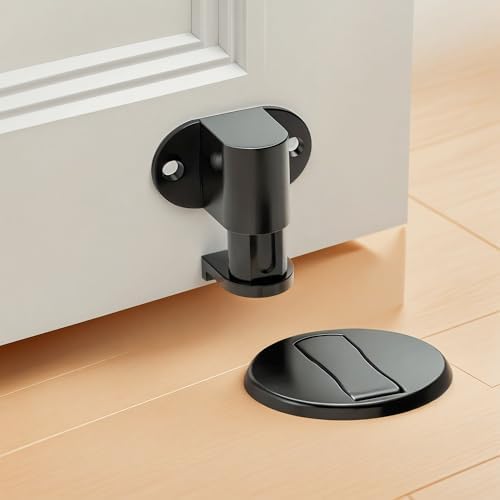 Amazon.com: 2-Piece Set of 2025 New Magnetic Door Stops, Non Porous Adhesive Without Drilling ...