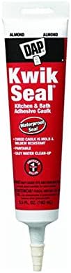 Amazon.com: DAP Kwik Seal Plus Kitchen & Bath Adhesive Sealant, Biscuit ...