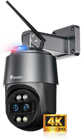 Amazon.com : Defender AI Powered 4K Everwatch PTZ Plug-in Security ...