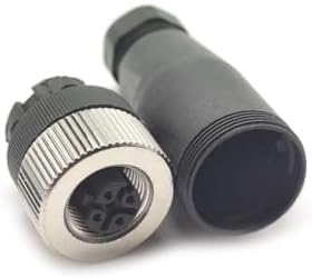 Amazon.com: FOWIUNYE 2Pcs M12 8 Pin Male Connector, 12mm Industrial ...